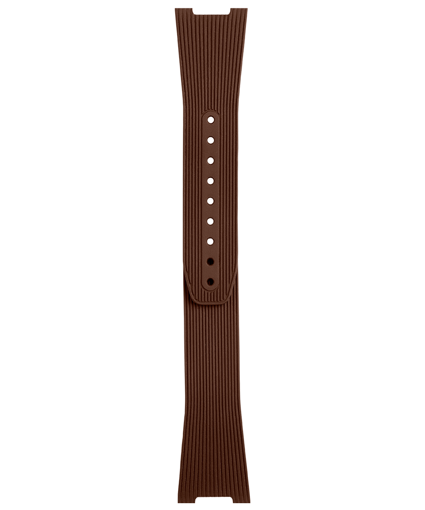 BR-05 - 24MM Brown Ribbed Rubber Strap – Bell & Ross