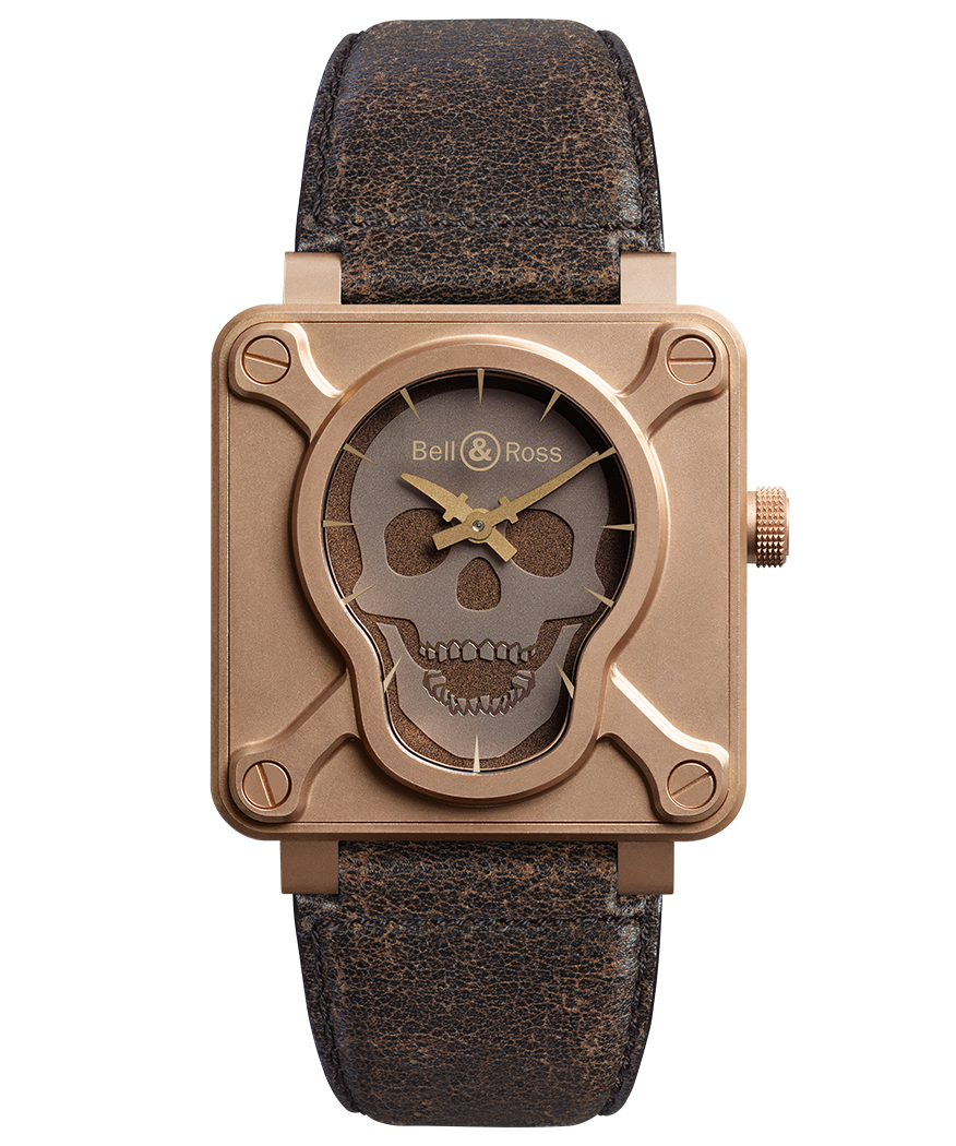 BR 01 SKULL BRONZE – Bell & Ross